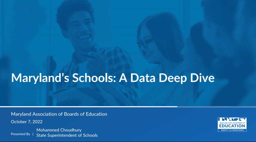 Maryland Schools: A Data Deep Dive | Dr. Chao Wu